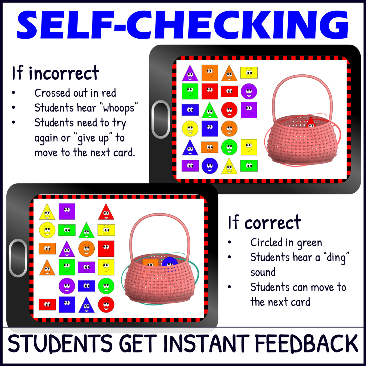 Auditory Memory Activity with Shapes and Colors Level 3 – Digital Boom ...