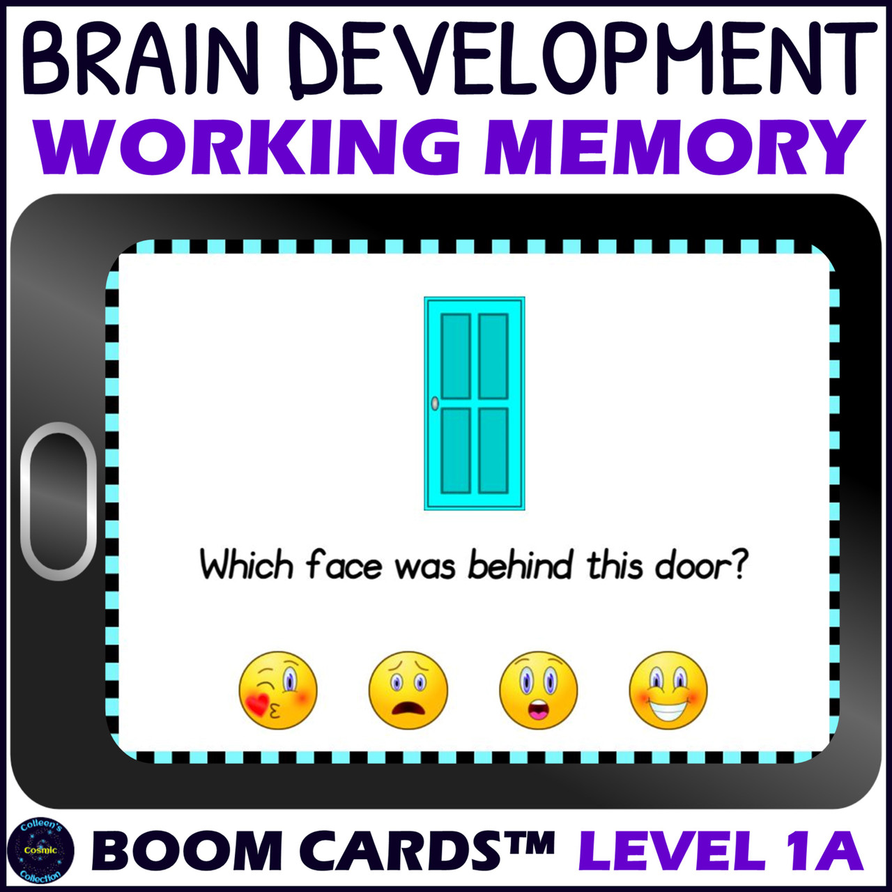 Working Memory Activity level 1a – Digital Boom™ Cards
