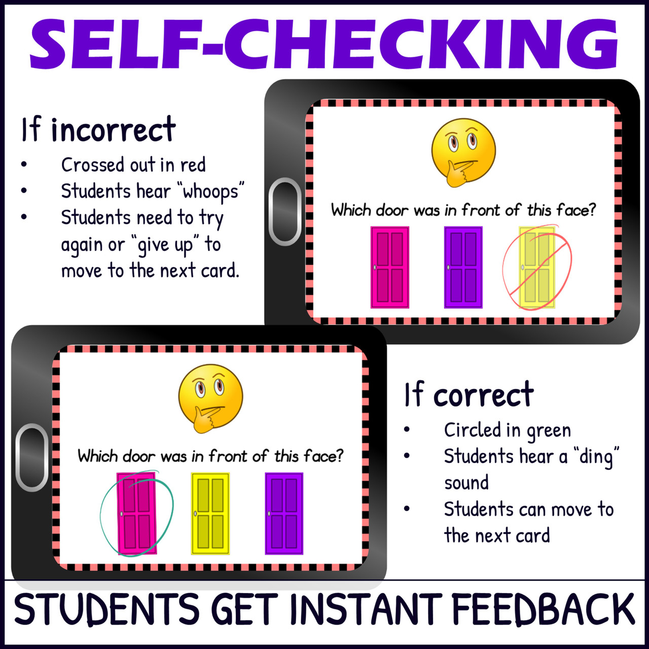 Working Memory Activity level 1b – Digital Boom™ Cards