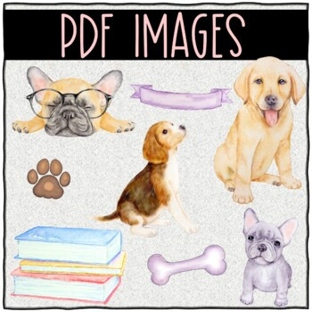 Bulletin Board Kit - Teacher Bulletin Board - Reading - Dog Theme - Library