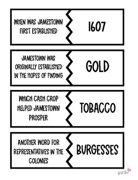 Colonial America Card Sort In English And In Spanish - Amped Up Learning