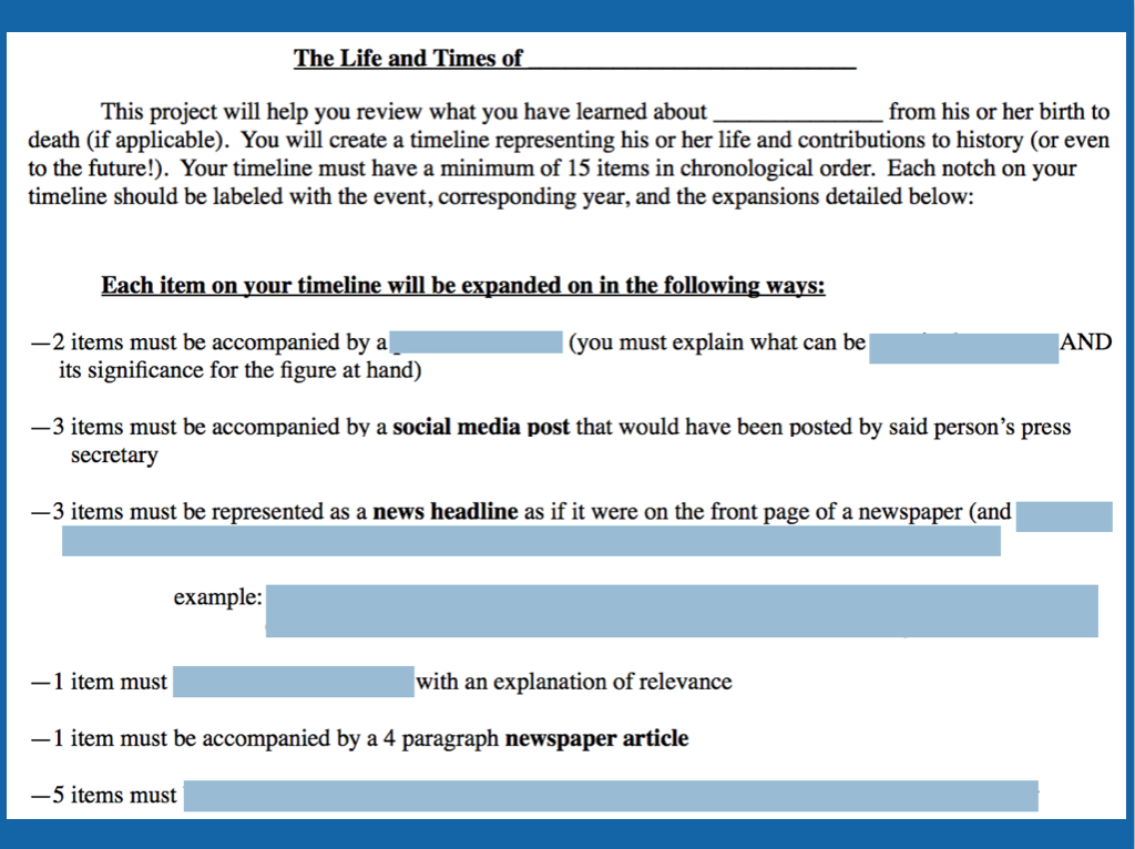 2 Historical Figure Timeline Activities