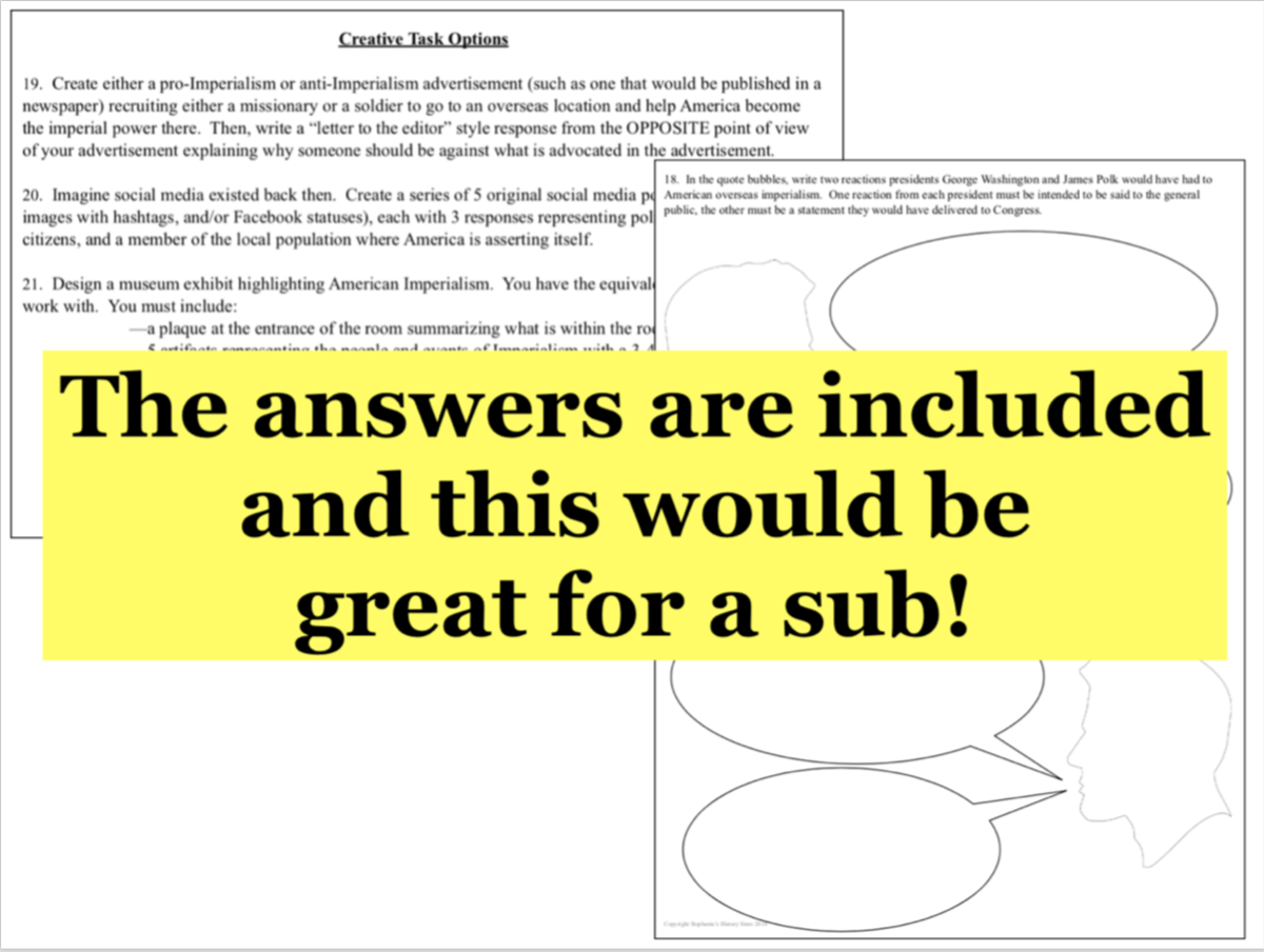 US Imperialism Quote and Image Analysis