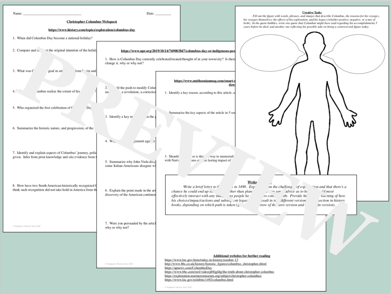 Christopher Columbus Webquest