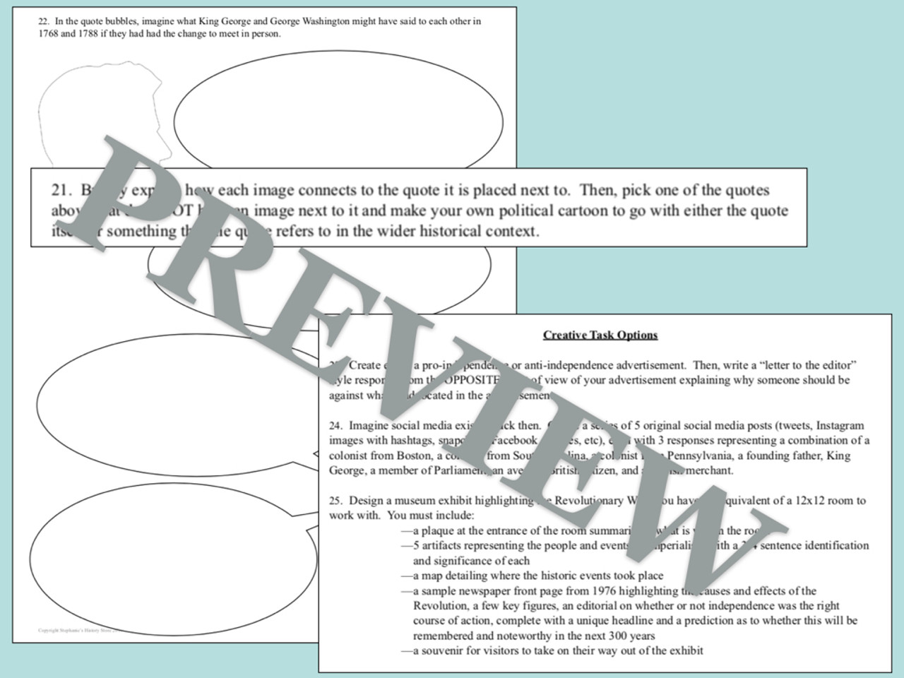 Revolutionary War Bundle for US History - Amped Up Learning