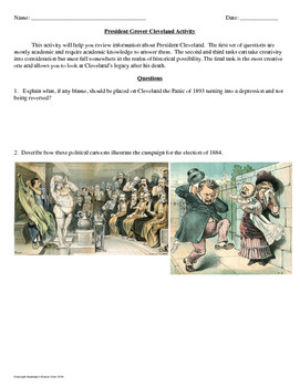 President Grover Cleveland Activity