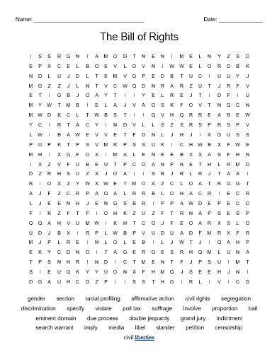 Civics Vocabulary Word Search Bundle - Amped Up Learning