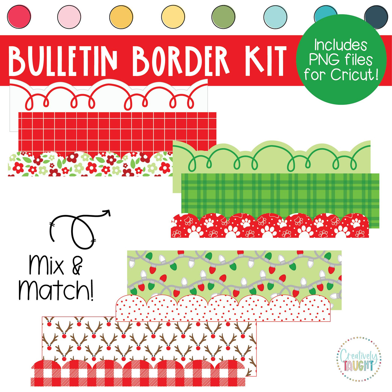 Christmas Pups Bulletin Board Kit by Creatively Taught - Amped Up Learning