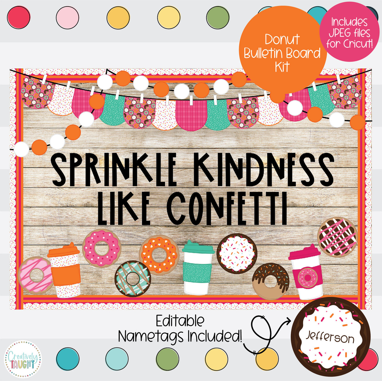 Donuts Bulletin Board Kit - Amped Up Learning