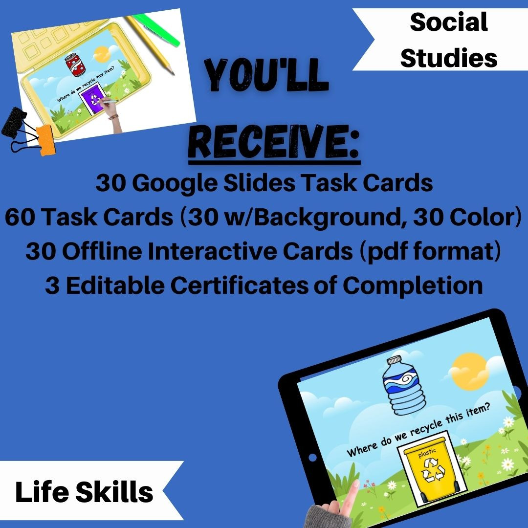Earth Day Recycling Sorting Unit - Level 2