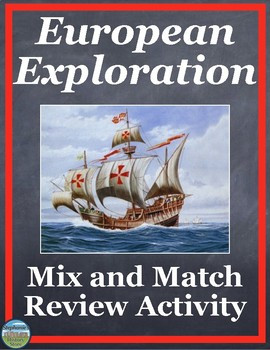 European Exploration Vocabulary Mix and Match Review
