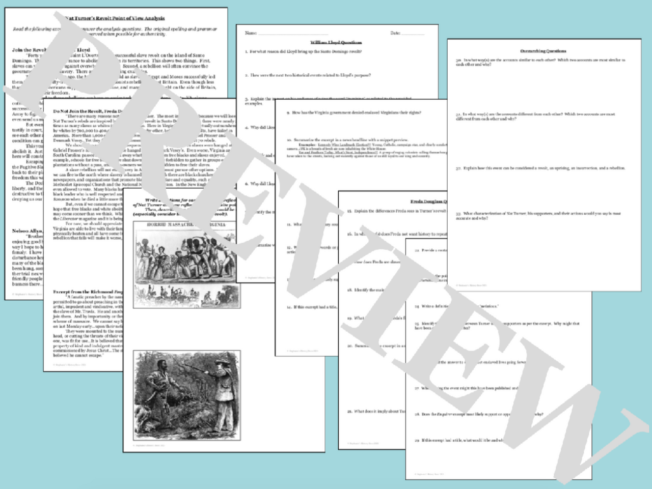 Nat Turner's Rebellion Point of View Analysis