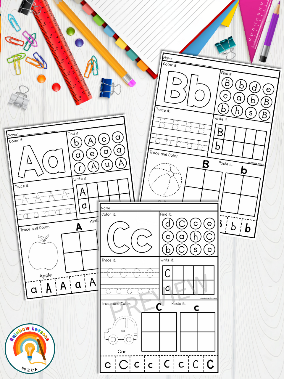 Letter Review Worksheets | Alphabet Practice | Letter Recognition ... Letter Review Worksheets | Alphabet Practice | Letter Recognition ...