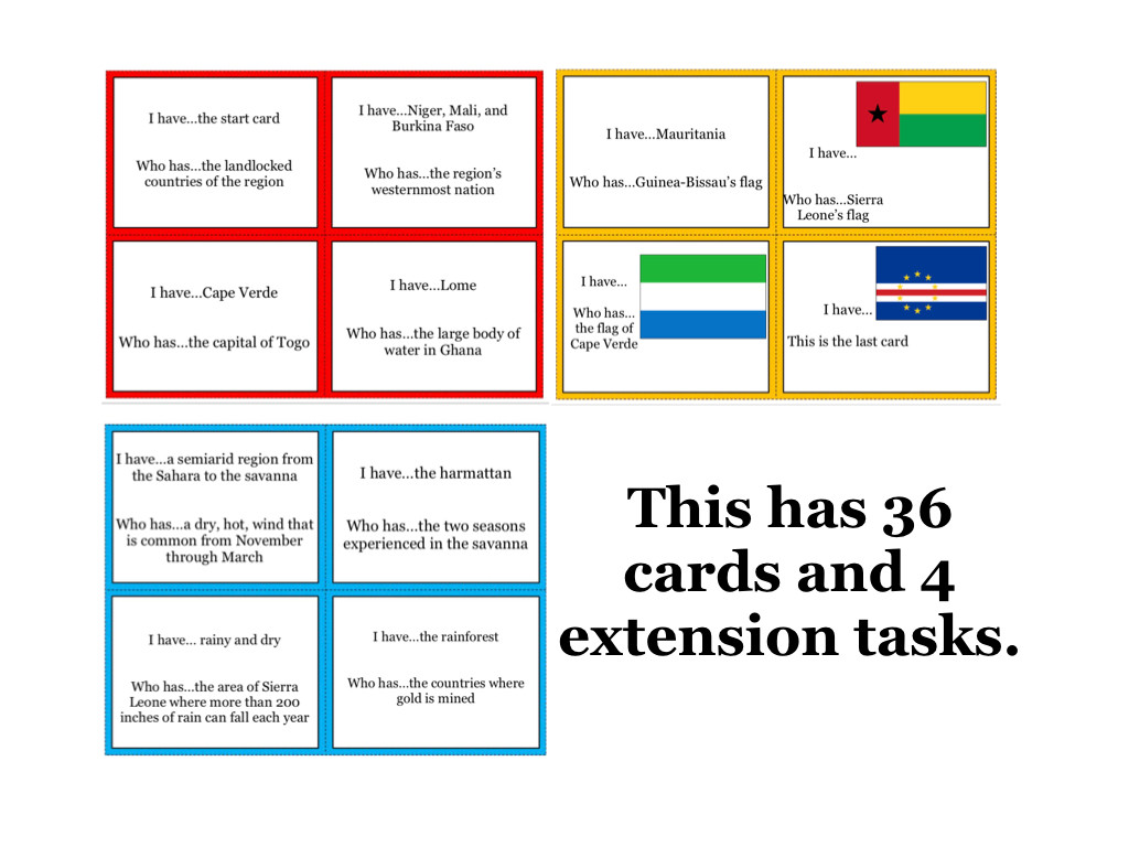 West Africa World Geography Bundle