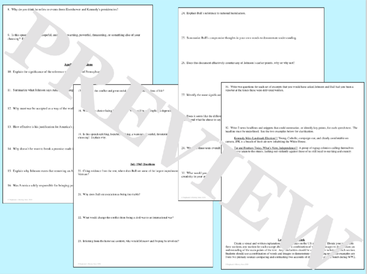 President LBJ Bundle