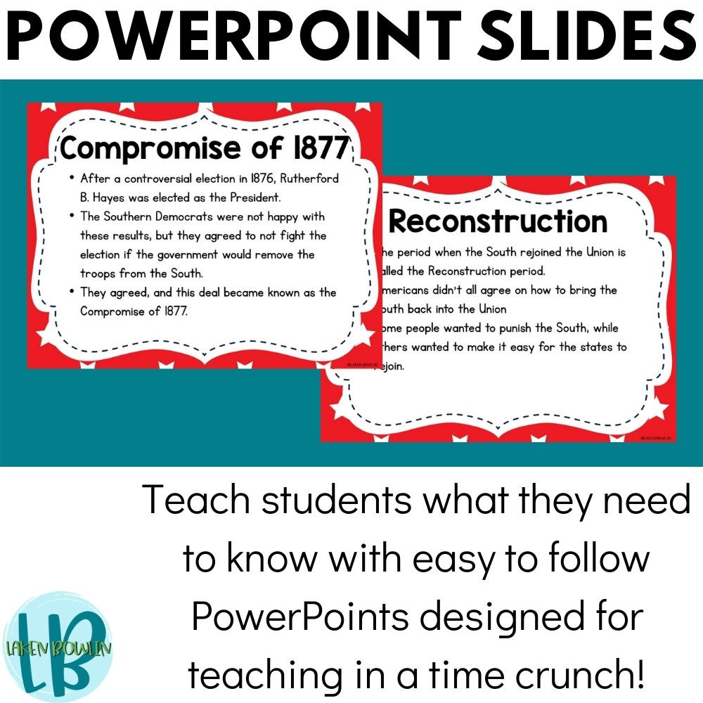 Reconstruction PowerPoint and Notes