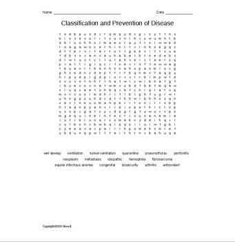 Vet. Science Vocabulary Word Search Bundle - Amped Up Learning