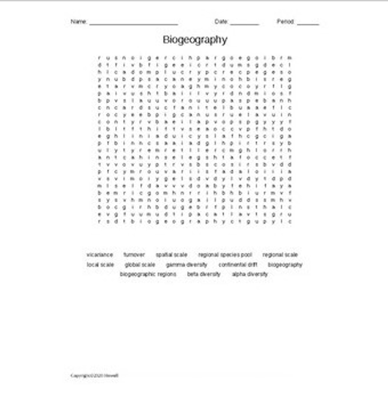 Ecology Vocabulary Word Search Bundle - Amped Up Learning