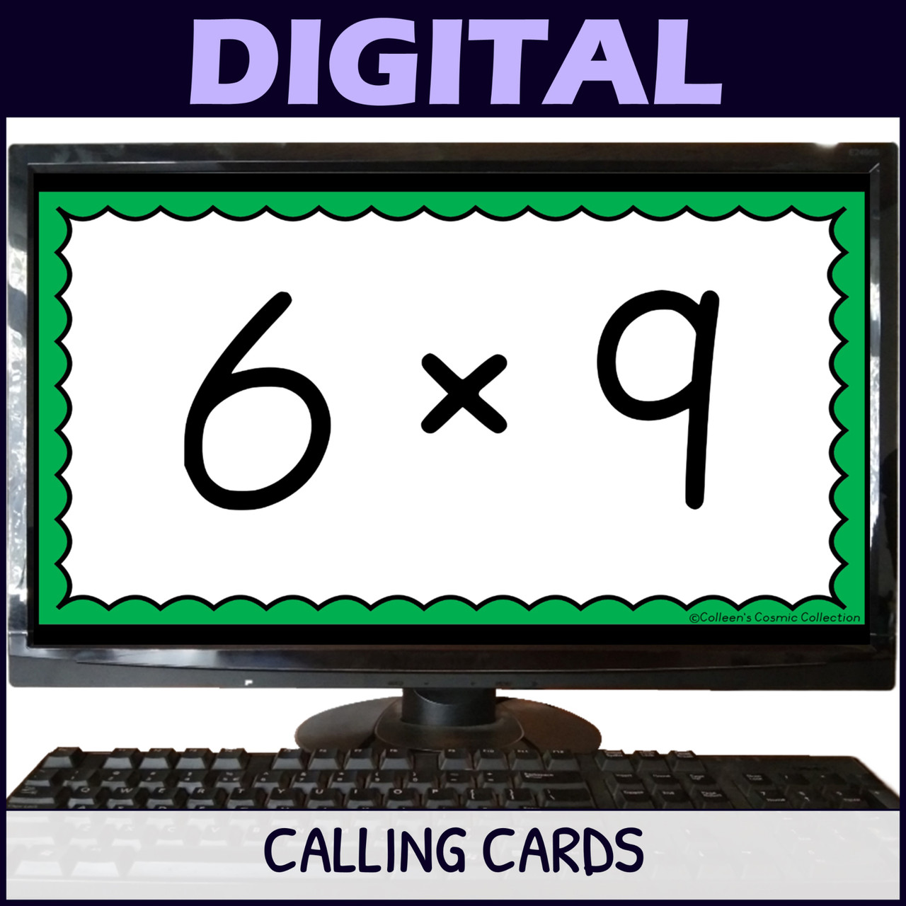 6 Times Table Activity - Multiplication Facts Bingo Game
