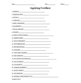 Soil Science Word Scramble Bundle - Amped Up Learning