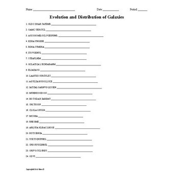 Astronomy Vocabulary Word Scramble Bundle - Amped Up Learning