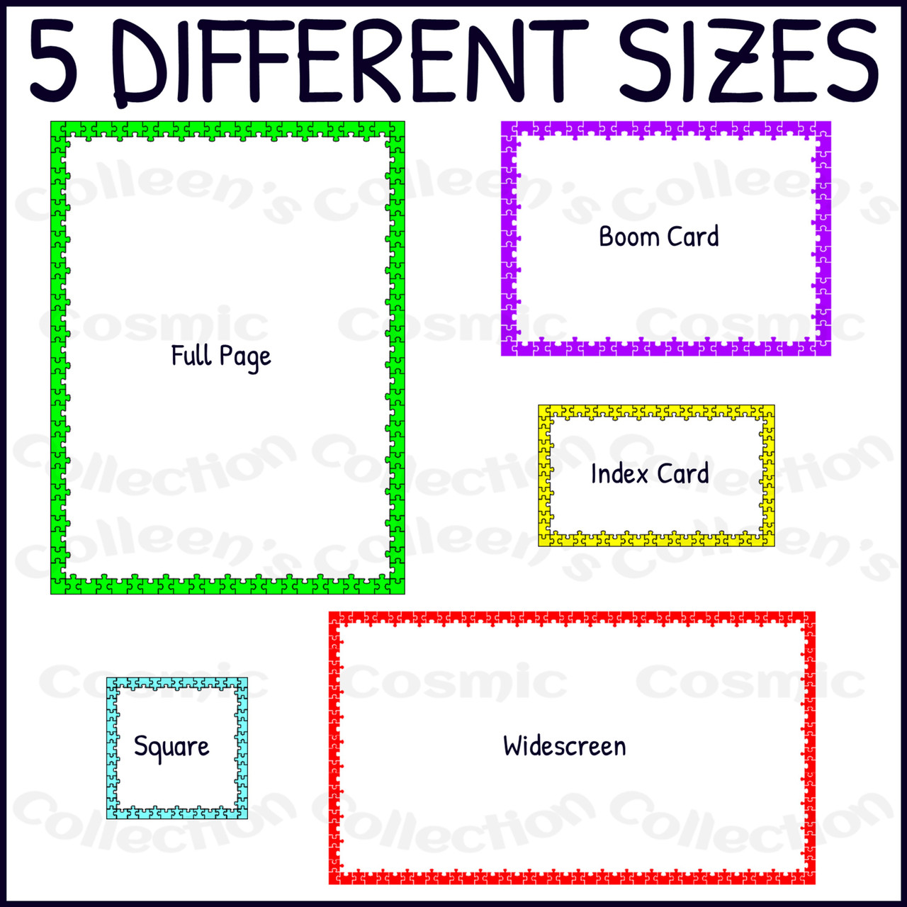 Puzzle Borders Set 2