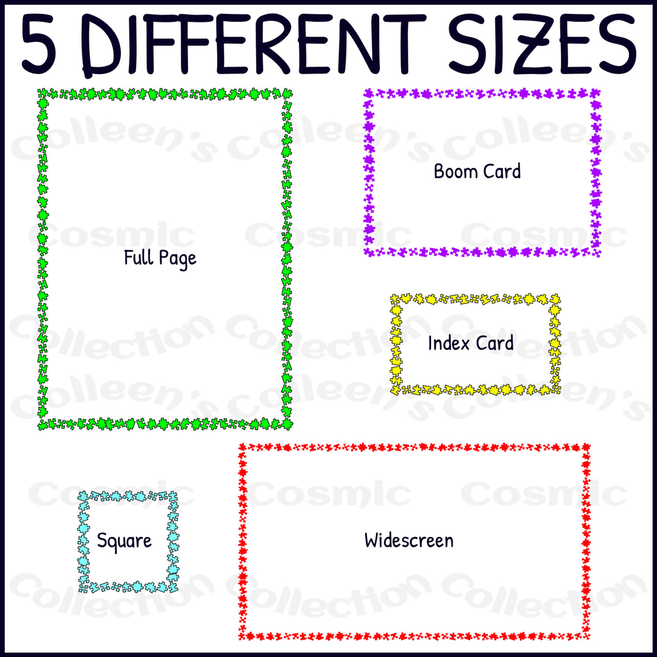 Puzzle Borders Set 3
