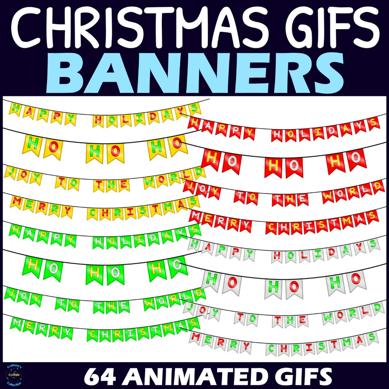 Christmas GIFs BUNDLE - Animated Christmas Clipart - Amped Up Learning