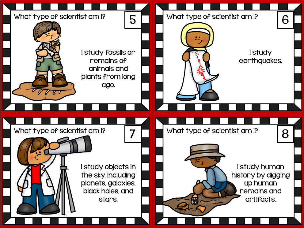 Types of Scientists Task Cards - Amped Up Learning