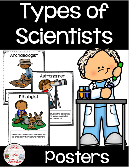 Types of Scientists Posters - Amped Up Learning
