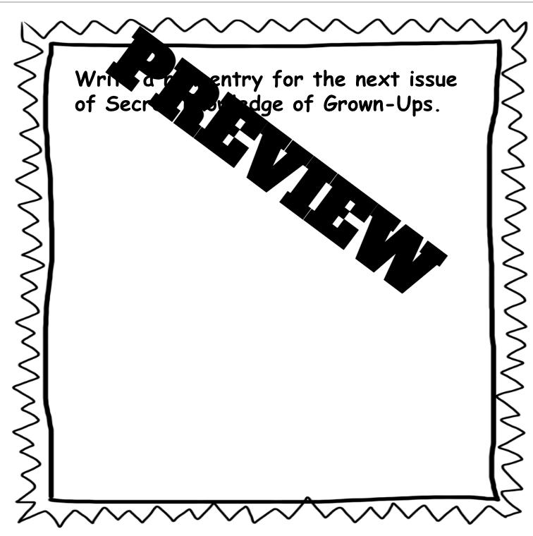 THE SECRET KNOWLEDGE OF GROWN-UPS: READING & WRITING LESSONS - Amped Up ...