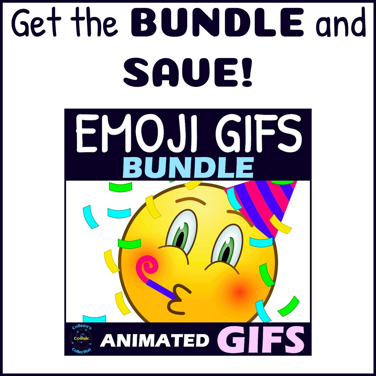Emoji GIFs - Emotions - Animated Clip Art - Set 1