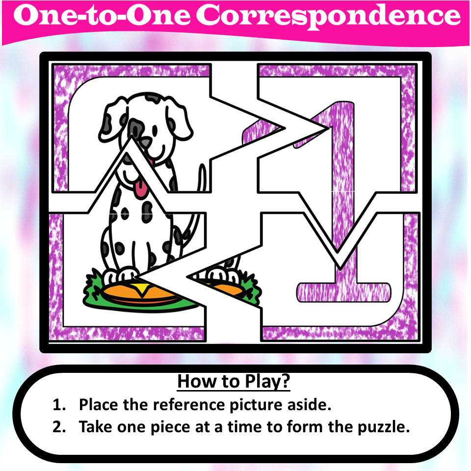 Farm Animals Jigsaw Puzzles Counting 1-10