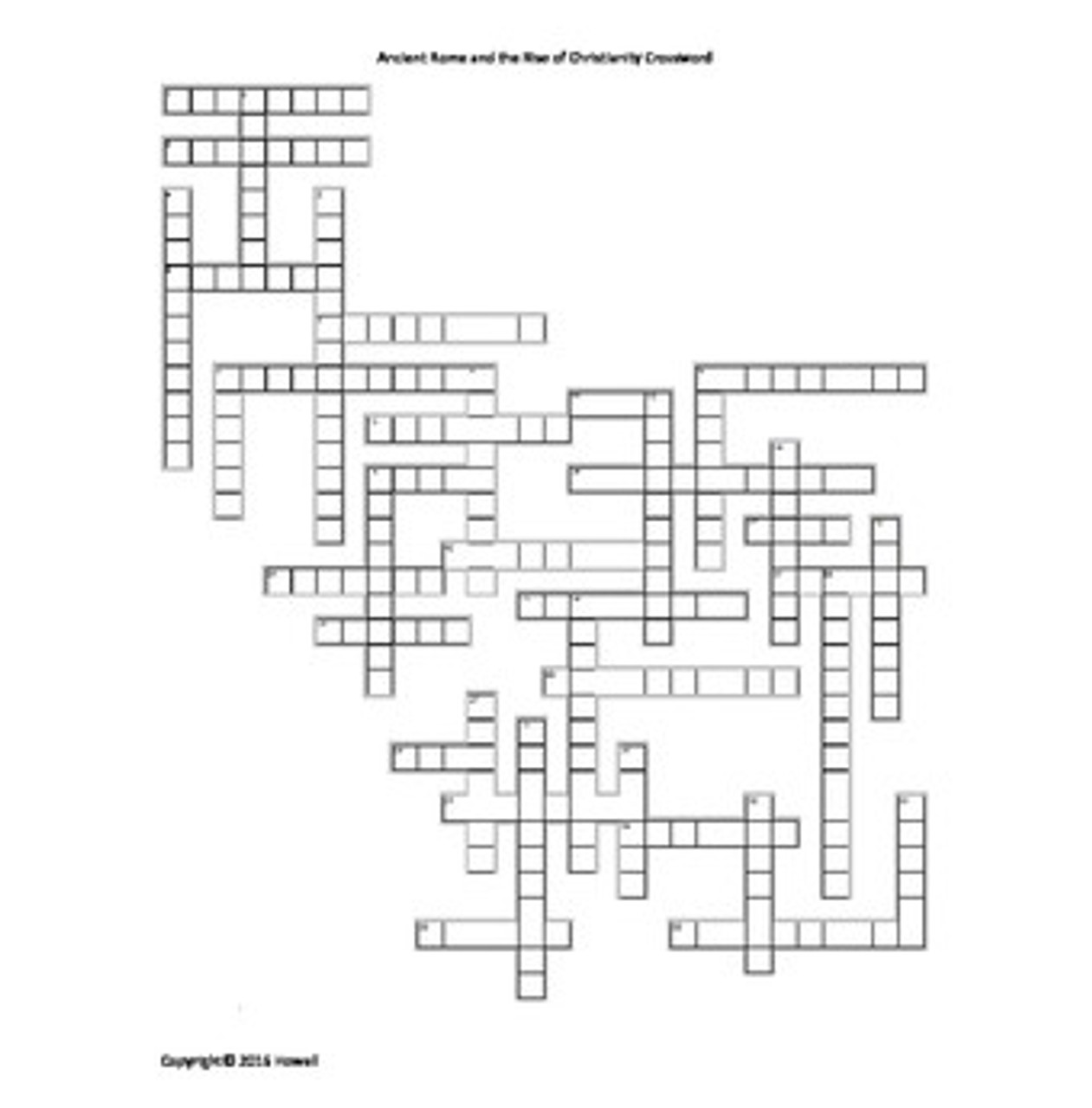 World History Vocabulary Crosswords Review Bundle Amped Up Learning