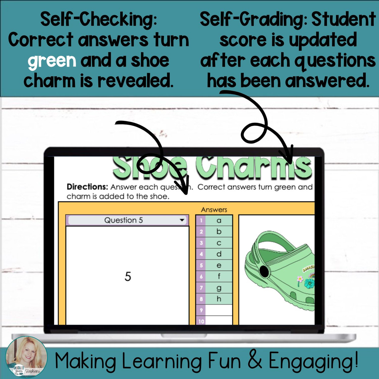 Editable Self-Checking Task Card Template - Digital Resource Vol. 1 ...
