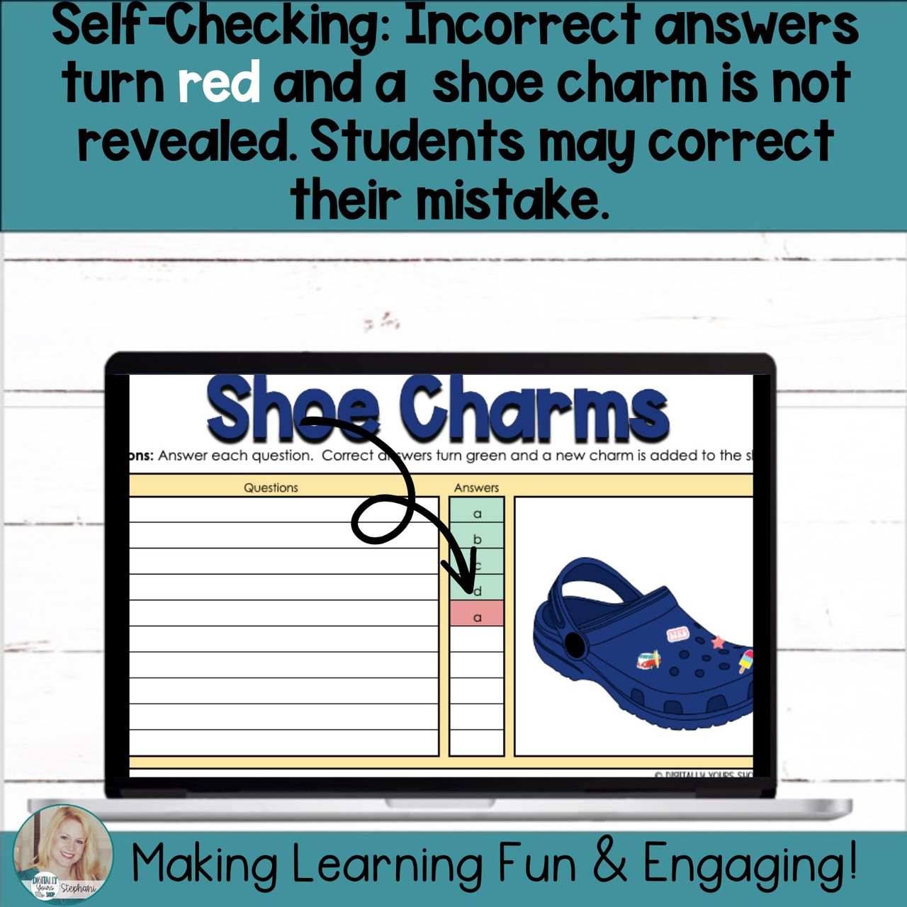 Editable Self-Checking Template - Digital Resource Vol. 8 - Amped Up ...