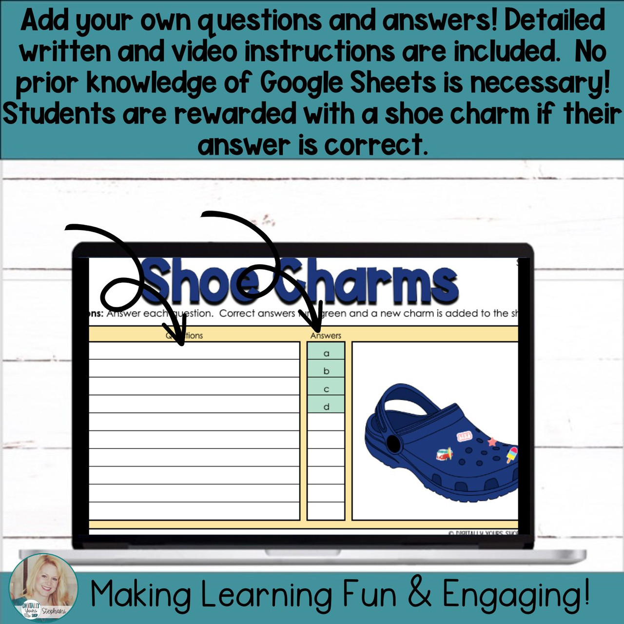 Editable Self-Checking Template - Digital Resource Vol. 8 - Amped Up ...