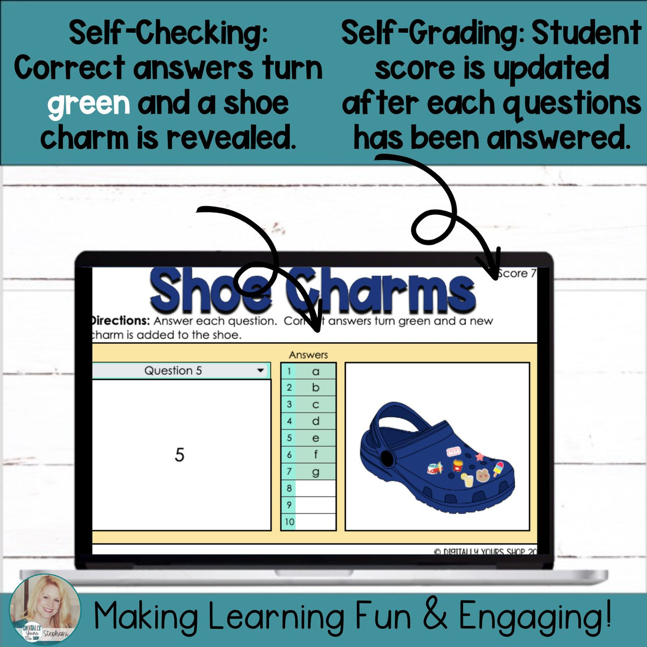 Editable Self-Checking Task Card Template - Digital Resource Vol. 8 ...
