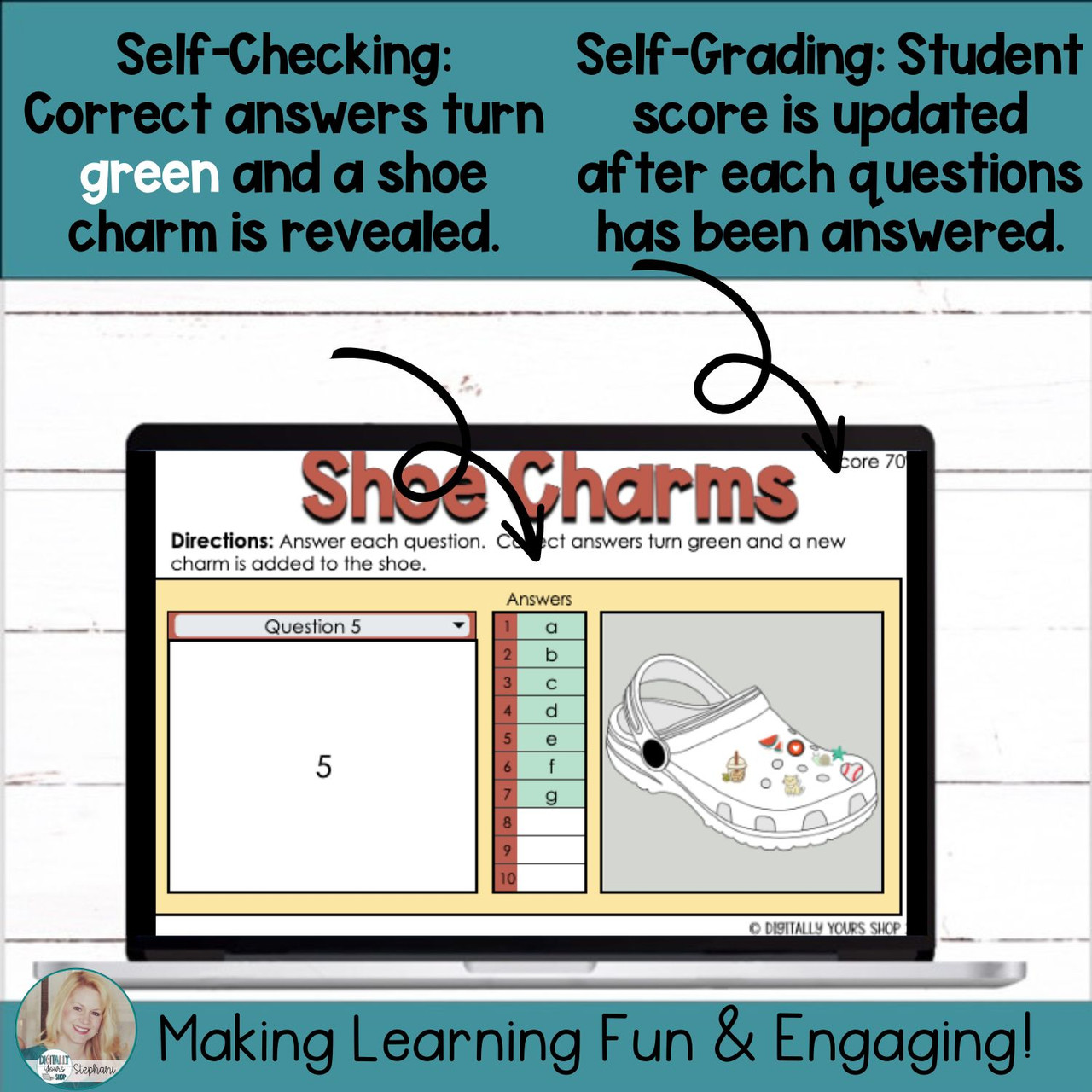 Editable Self-Checking Task Card Template - Digital Resource Vol. 10 ...