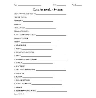 Middle School Life Science Vocabulary Word Scramble Bundle - Amped Up ...