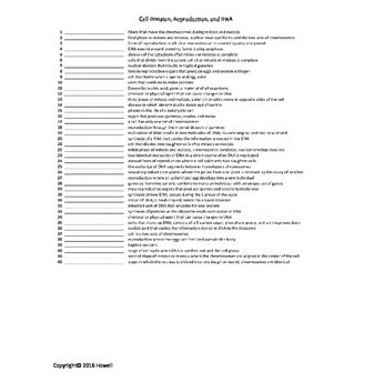 Middle School Life Science Vocabulary Review Quiz or Worksheet Bundle ...