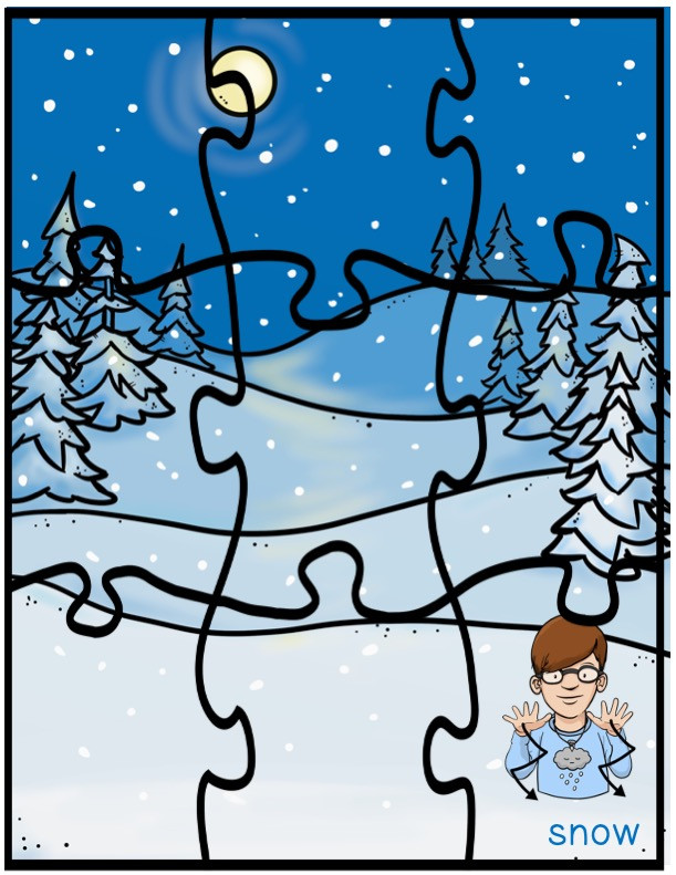 ASL Weather Puzzles - Amped Up Learning