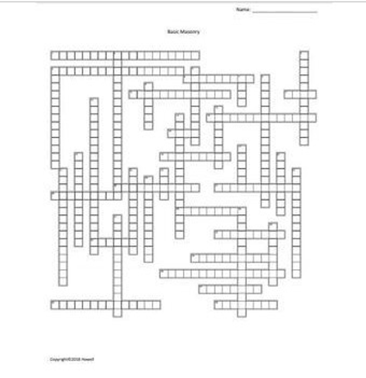 Agriculture Structures Vocabulary Crossword Bundle Amped Up Learning