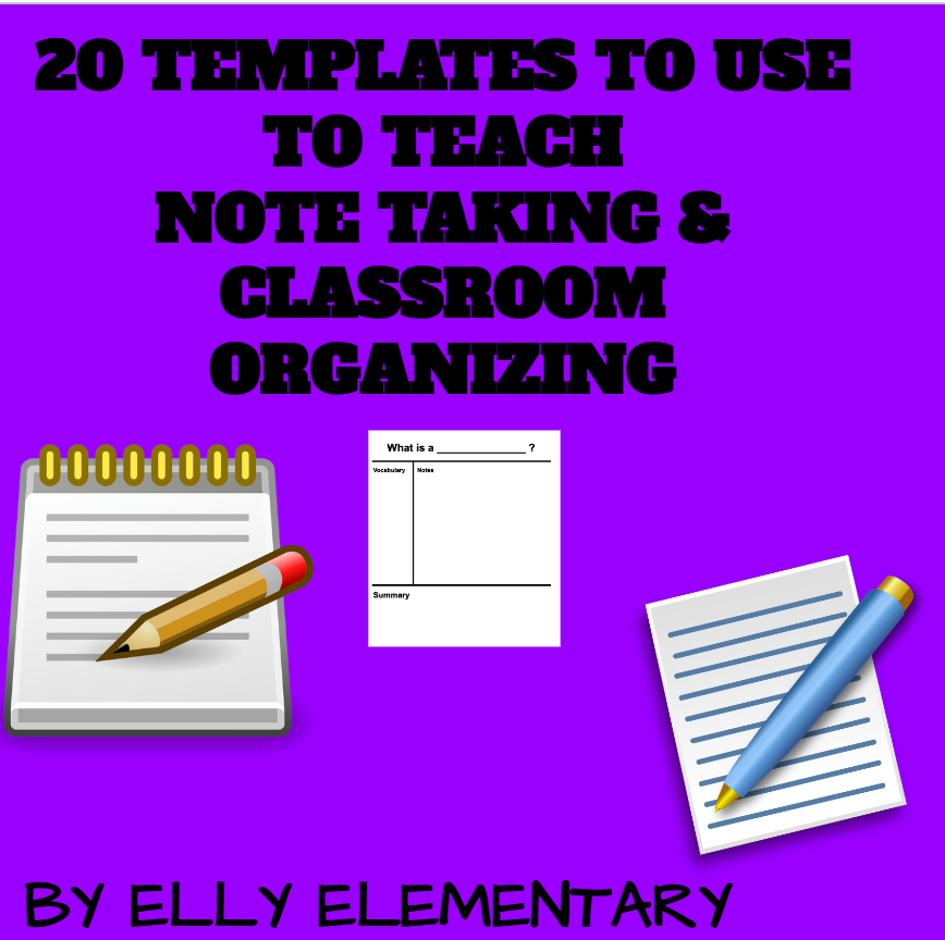 20 TEMPLATES TO USE YEAR ROUND: TEACH NOTE-TAKING, RESEARCH ...