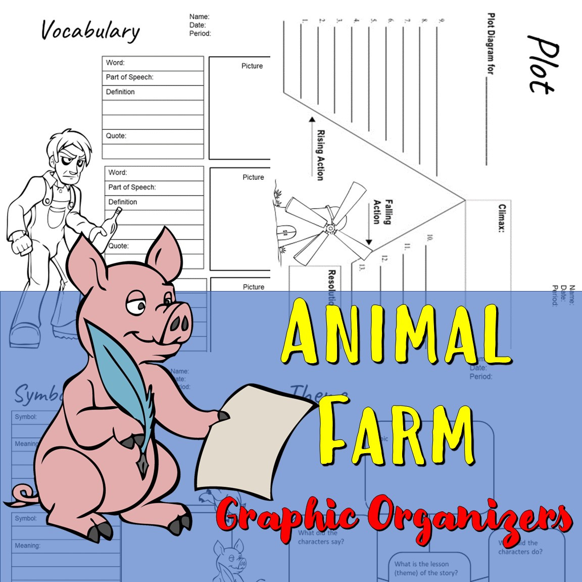 Animal Farm: Graphic Organizers