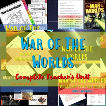 War of the Worlds: Complete Teacher's Unit - Amped Up Learning