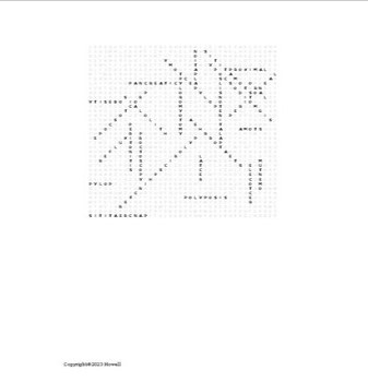 Digestive System III Word Search for a Medical Terminology Course ...