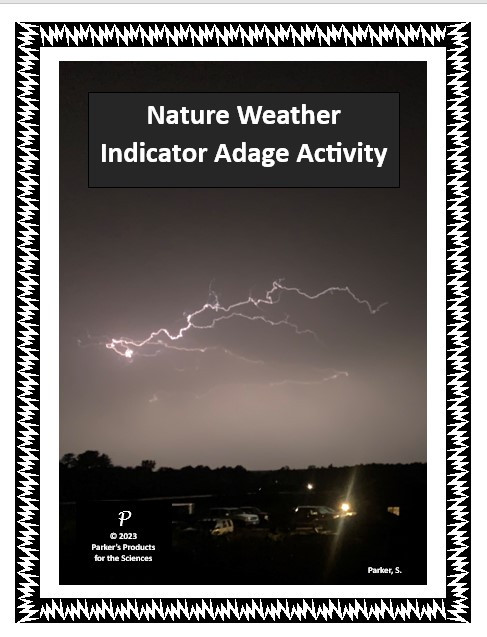 Nature Weather Indicator Adage Activity - Amped Up Learning
