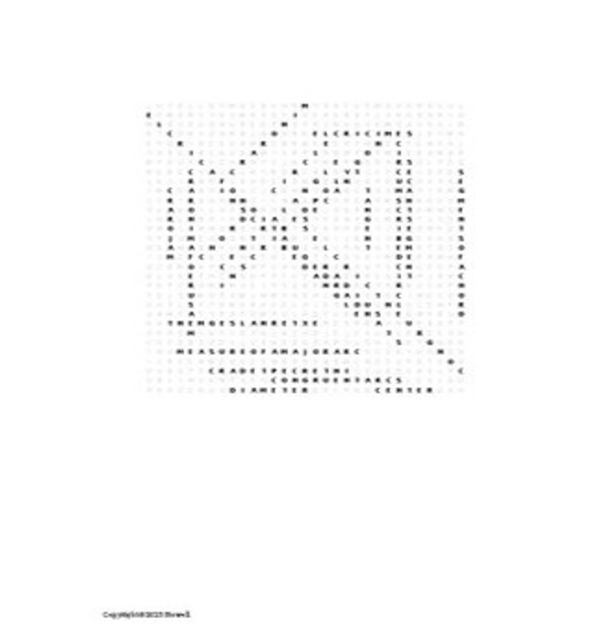 Properties of Circles in Geometry Vocabulary Word Search - Amped Up ...