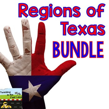 Regions of Texas Bundle - Amped Up Learning